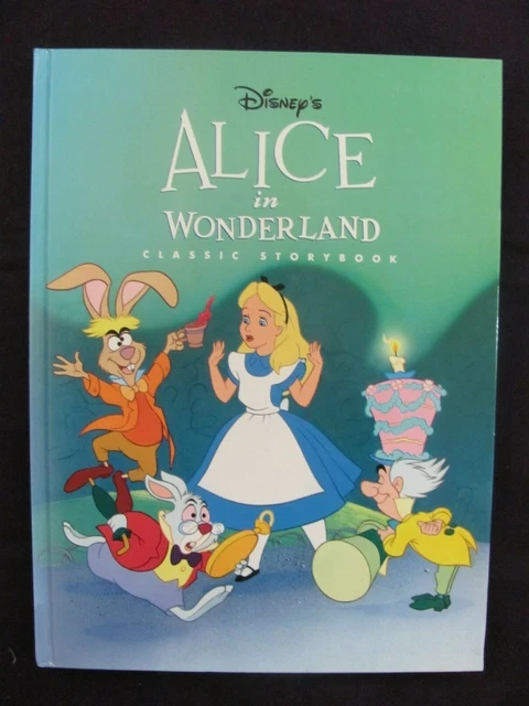 DISNEY'S ALICE IN Wonderland Mouse Works Classic Storybook (Hardcover ...