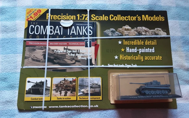 THE COMBAT TANKS COLLECTION MAGAZINES - ISSUE 1 with model tank NEW £4. ...