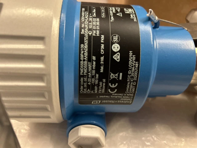 ENDRESS & HAUSER Deltabar PMD55B Differential Pressure Transmitter NEW ...