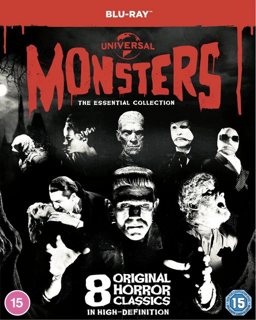 UNIVERSAL CLASSIC MONSTERS: The Essential Collection (Blu-ray) Ernest ...