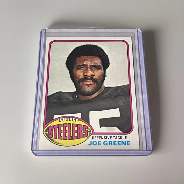 1976 TOPPS 'MEAN' Joe Greene #245 Steelers de Pittsburgh, HOF brut non ...