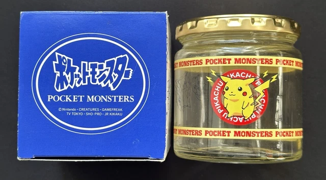 RARE VINTAGE JAPANESE Pokémon Pikachu Jar With Original Box Squirtle ...