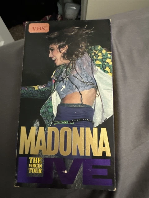 MADONNA VHS LIVE The Virgin Tour 1985 Fold Out Cover Like A Virgin £7. ...