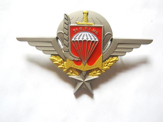 BREVET PARACHUTISTE TROUPES DE MARINE DU 3° RPIMa SAS ETAT EXCELLENT ...