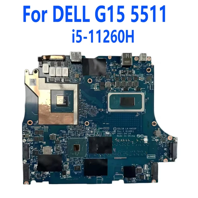 FOR DELL G15 5511 Laptop Motherboard i5-11260H RTX3050 LA-K455P CN-0FNM0C FNM0C £359.75 ...