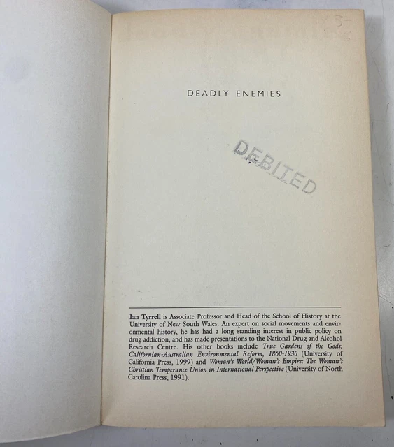 DEADLY ENEMIES: TOBACCO and Its Opponents in Australia by Ian Tyrrell ...
