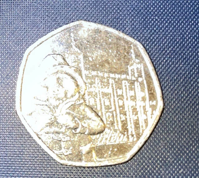 RARE PADDINGTON BEAR Tower of London 50p coin £7.99 - PicClick UK