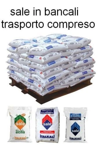 BANCALI DI SALE 25 kg per addolcitore o per elettrolisi del sale per ...