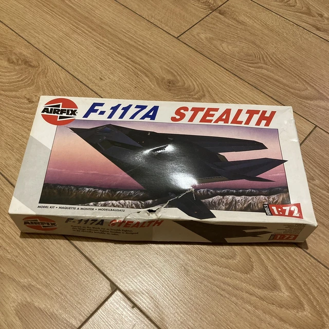 AIRFIX F-117A STEALTH Boxed Model Aircraft Plane Kit 1:72 Series 5 £9. ...