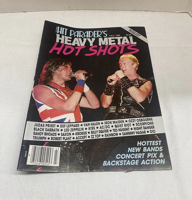HIT PARADERS HEAVY Metal Hot Shots Magazine CDC-00545 Fall 1984 $42.28 ...
