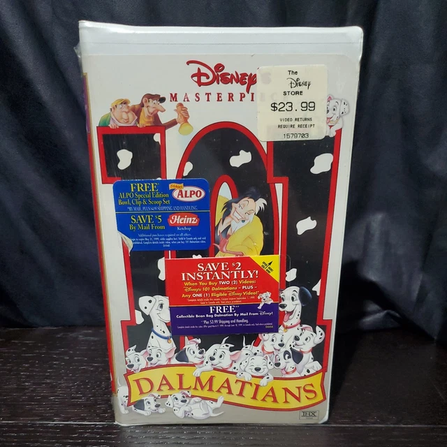 Disney Masterpiece 101 Dalmatians Vhs 1999 Sealed Brand New 10 67