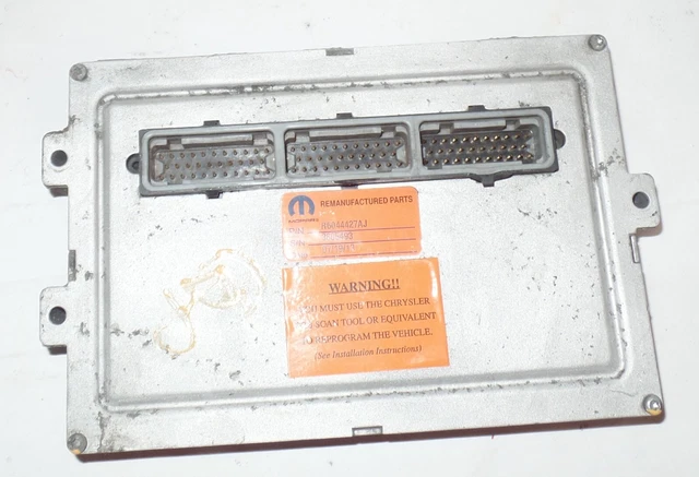 1999 JEEP GRAND Cherokee 4.7 Ecu Ecm Pcm R6044427Aj 56044427Aj $212.20 ...