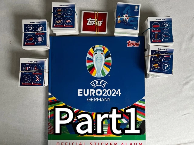 TOPPS UEFA EURO EM 2024 Sticker - Einzelsticker aussuchen - Gruppe A-B ...