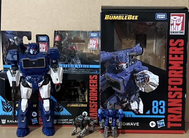 TRANSFORMERS STUDIO SERIES “Bumblebee Movie” SOUNDWAVE FRENZY RUMBLE ...