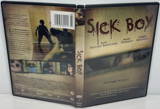 SICK BOY (DVD, Horror, Skye McCole Bartusiak, OOP, 2012) Canadian $17. ...