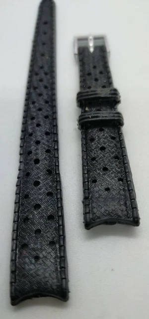 WATCH STRAP VINTAGE Rubber Very Rare Lug Curve mm10 Race $24.85 ...