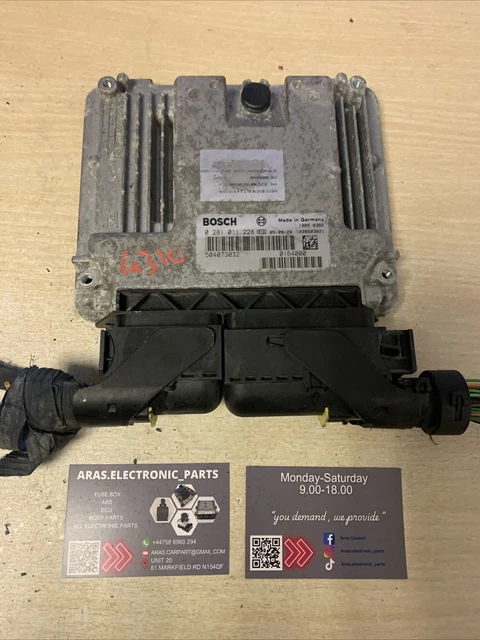 IVECO DAILY ENGINE CONTROL UNIT ECU 0281011228 504073032 £99.99 ...