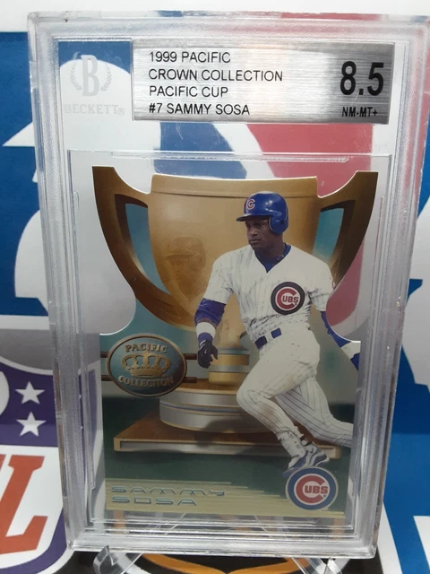️1999 PACIFIC CROWN Collection Pacific Cup Sammy Sosa #7 (BGS 8,5) EUR ...