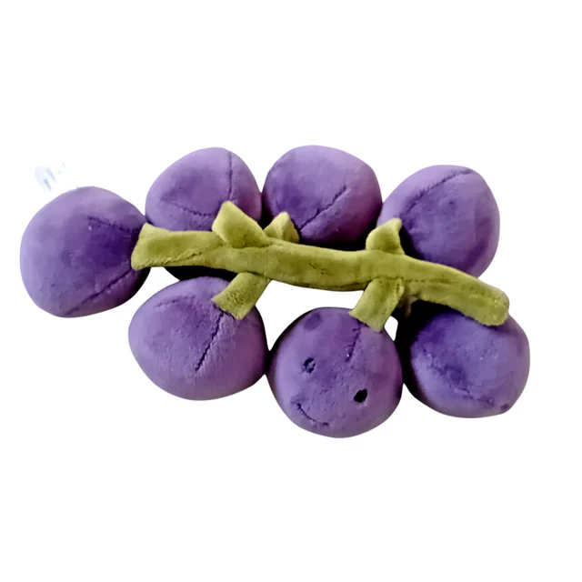 JELLYCAT FABULOUS FRUIT Grapes Purple Soft Stuffed Plush Toy £24.99 ...