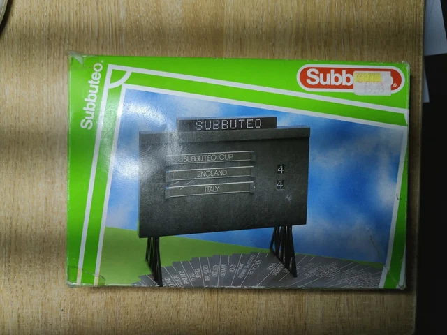 SUBBUTEO 61158 MATCH Scoreboard Boxed Includes Team Names Good ...