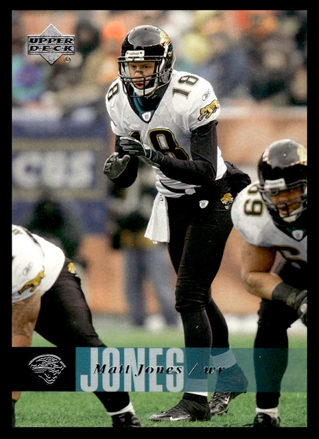 2006 PONT SUPÉRIEUR Matt Jones #94 Jacksonville Jaguars NFL football ...