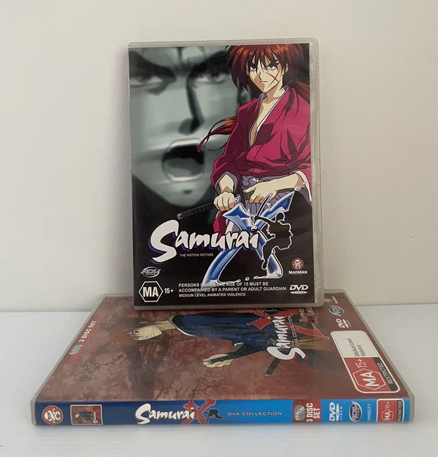 SAMURAI X OVA Collection Rurouni Kenshin (DVD, 2000) + The Motion ...