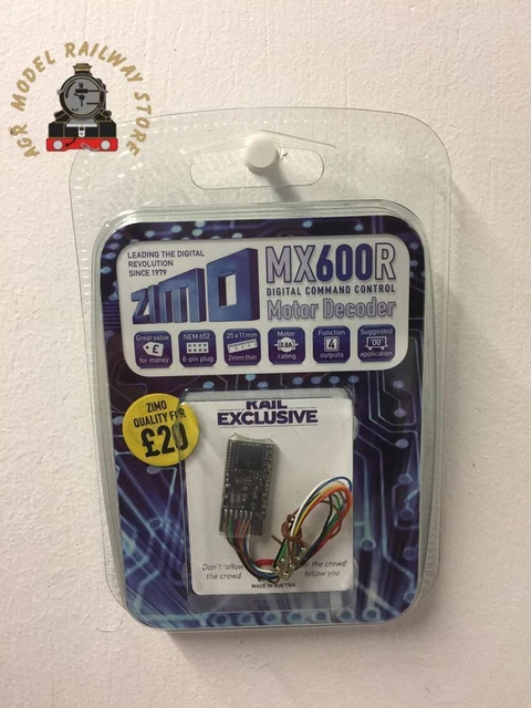 ZIMO MX600R WIRED DCC Decoder £31.00 - PicClick UK