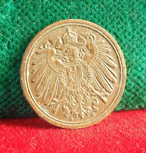 MINT CORNER GERMANY German Empire 1 Pfennig Corner Deutsches Reich ...