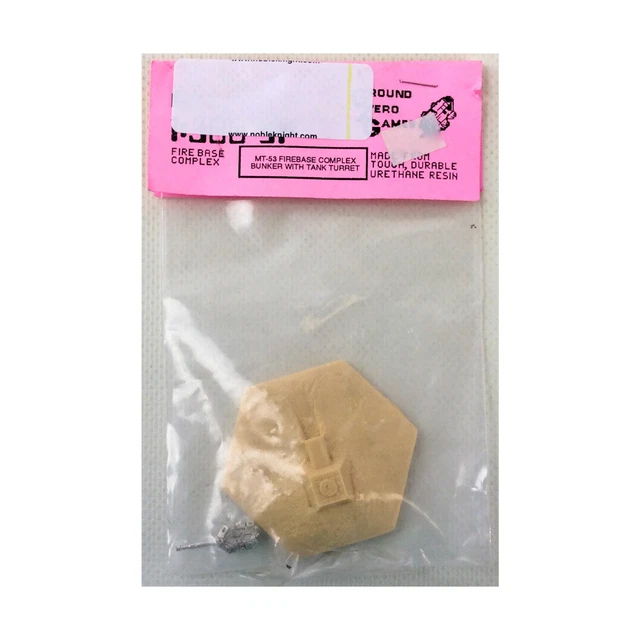 GROUND ZERO MICROTAC 1/300 Firebase Complex - Bunker w/Tank Turret Pack ...