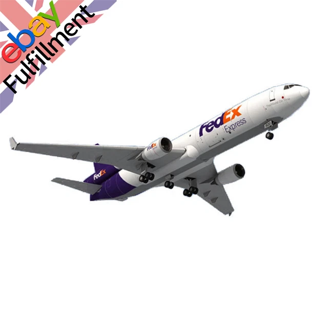 1/100 FEDEX MD-11 Air Plane 3D Paper Model Cargo Aircraft Unassembled ...