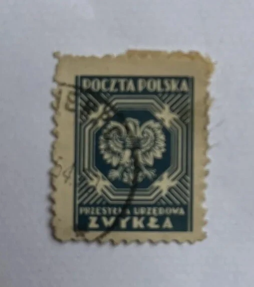 FRANCOBOLLO POSTALE - Polonia - Poczta Polska Zwykla Przesylka Urzedowa ...