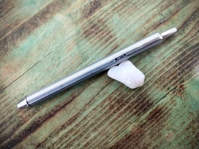 RARE & VINTAGE Pilot Ballpoint Pen Steel Body 1970s? ~ 2 Colors Ink ...