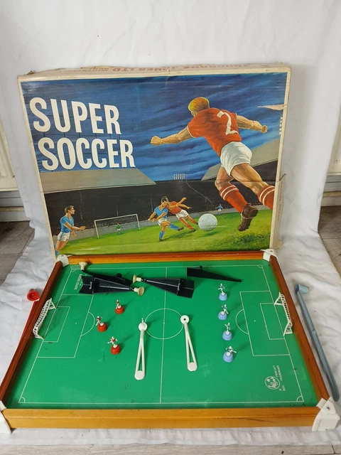 VINTAGE 1970S MAJOR Super Soccer Table Top Football Game 95% Complete ...