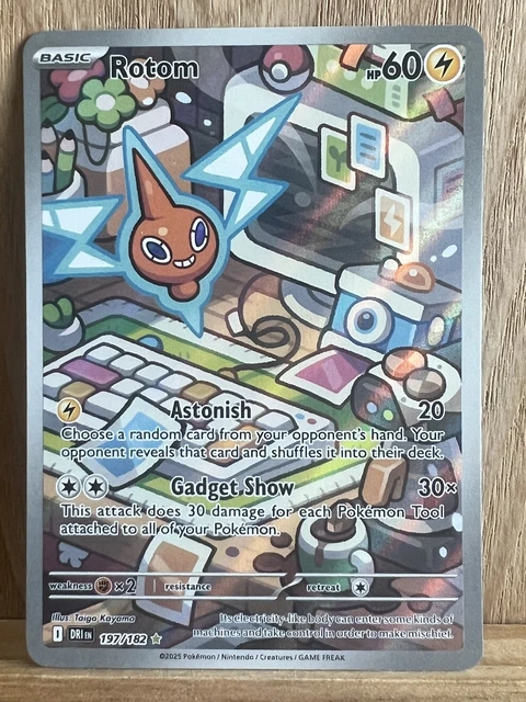 POKÉMON TCG ROTOM Card Destined Rivals 197/182 *PACK FRESH* £10.78 ...