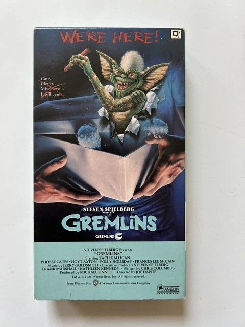 RARE! GREMLINS VHS tape Warner Home Video 1985, vintage horror movie £ ...