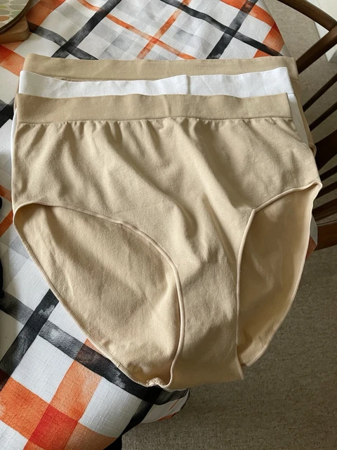 PRIMARK 3 PACK Seamfree Full Brief / BNWOT / Size XL 18-20 / Beige ...