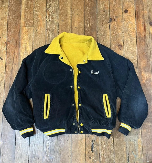 VINTAGE VARSITY JACKET 70’s wool corduroy reversible Size Medium $350.00 - PicClick CA