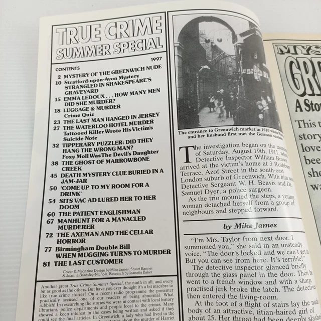 6X TRUE CRIME Summer Special 1997-2003 Vintage Magazine Bundle Murder ...
