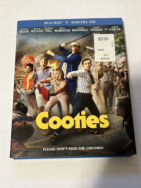 COOTIES BLU-RAY ELIJAH Wood Rainn Wilson Comedy Horror w/Slipcover RARE OOP EUR 13,49 - PicClick DE