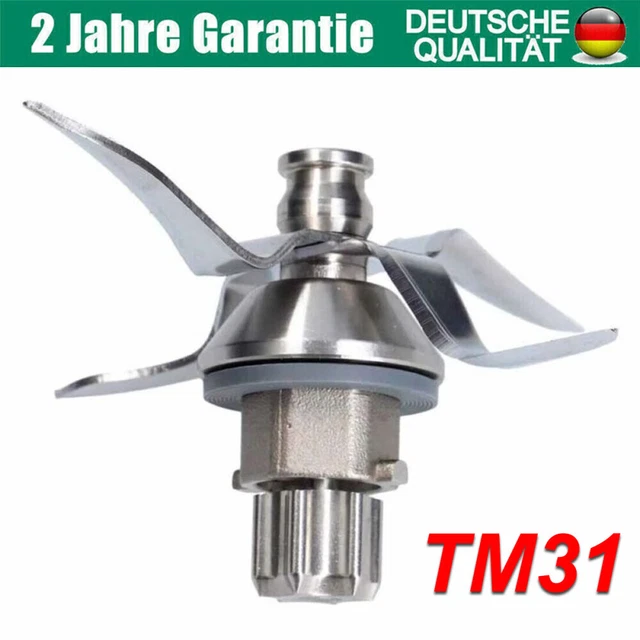 VORWERK THERMOMIX TM31 Küchenmaschine Ersatz Messer Mixmesser Edelstahl ...