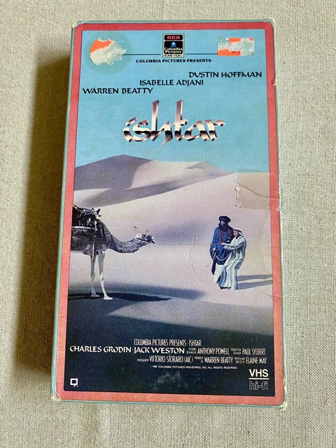 ISHTAR VHS 1987 Vintage RCA Columbia Sideloading, Warren Beatty, Dustin ...