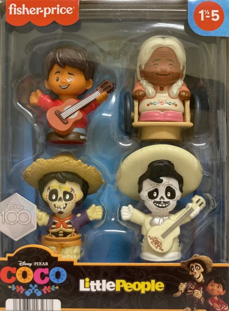 NIB FISHER-PRICE LITTLE People Disney Pixar Coco Figure 4 Pack Toy ...