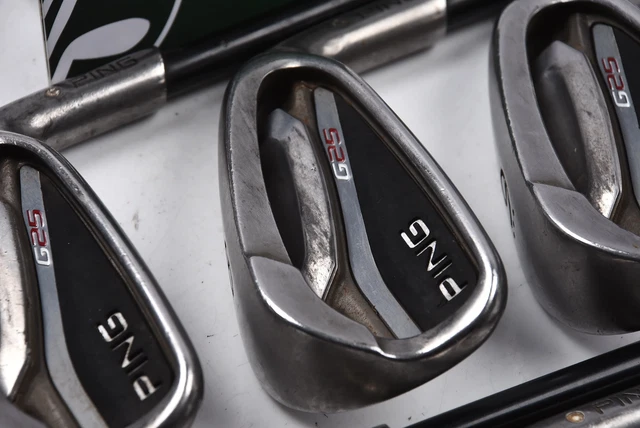 PING G25 IRONS / 7-PW+GW+SW / White Dot / Senior Flex Ping TFC 189 ...