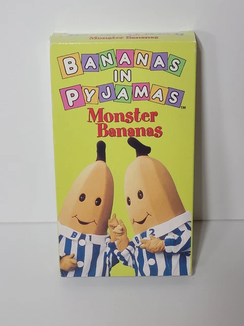 BANANAS IN PAJAMAS Monster Bananas VHS Tape 1997 $10.29 - PicClick CA