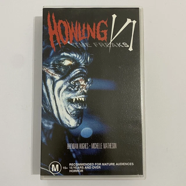 HOWLING VI: THE Freaks (VHS, 1990) 90s Horror Comedy Movie VHS Video ...