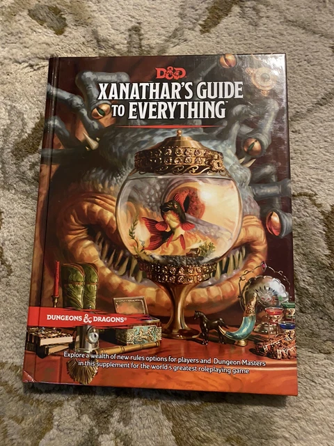 XANATHAR'S GUIDE TO Everything D&D 5E RPG Dungeons and Dragons Hardback ...