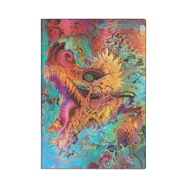 PAPERBLANKS 2024 HUMMING Dragon Android Jones Collection 12-Month Flexi ...