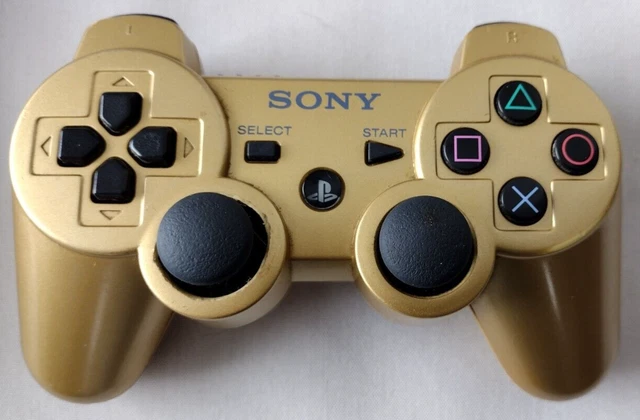 OFFICIAL GOLD PS3 DualShock Wireless Controller $24.99 - PicClick