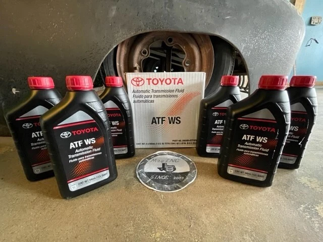 (6) QUART GENUINE TOYOTA ATF WS Automatic Transmission Oil 00289-ATFWS ...