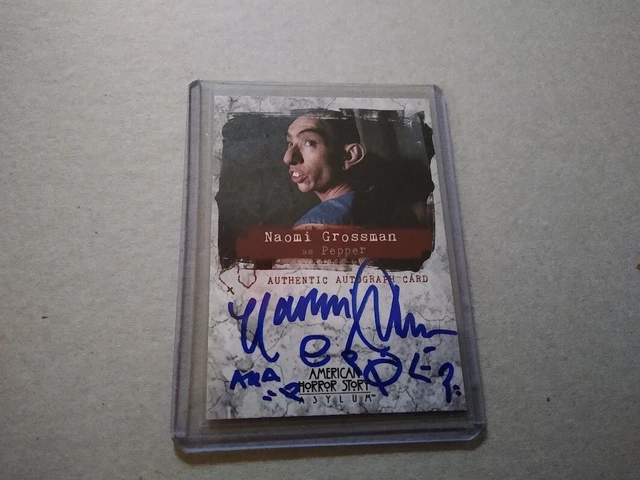 AMERICAN HORROR STORY Asylum Naomi Grossman Pepper ANG autograph card ...